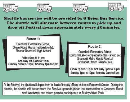 Shuttle Bus – Greenbelt Labor Day Festival